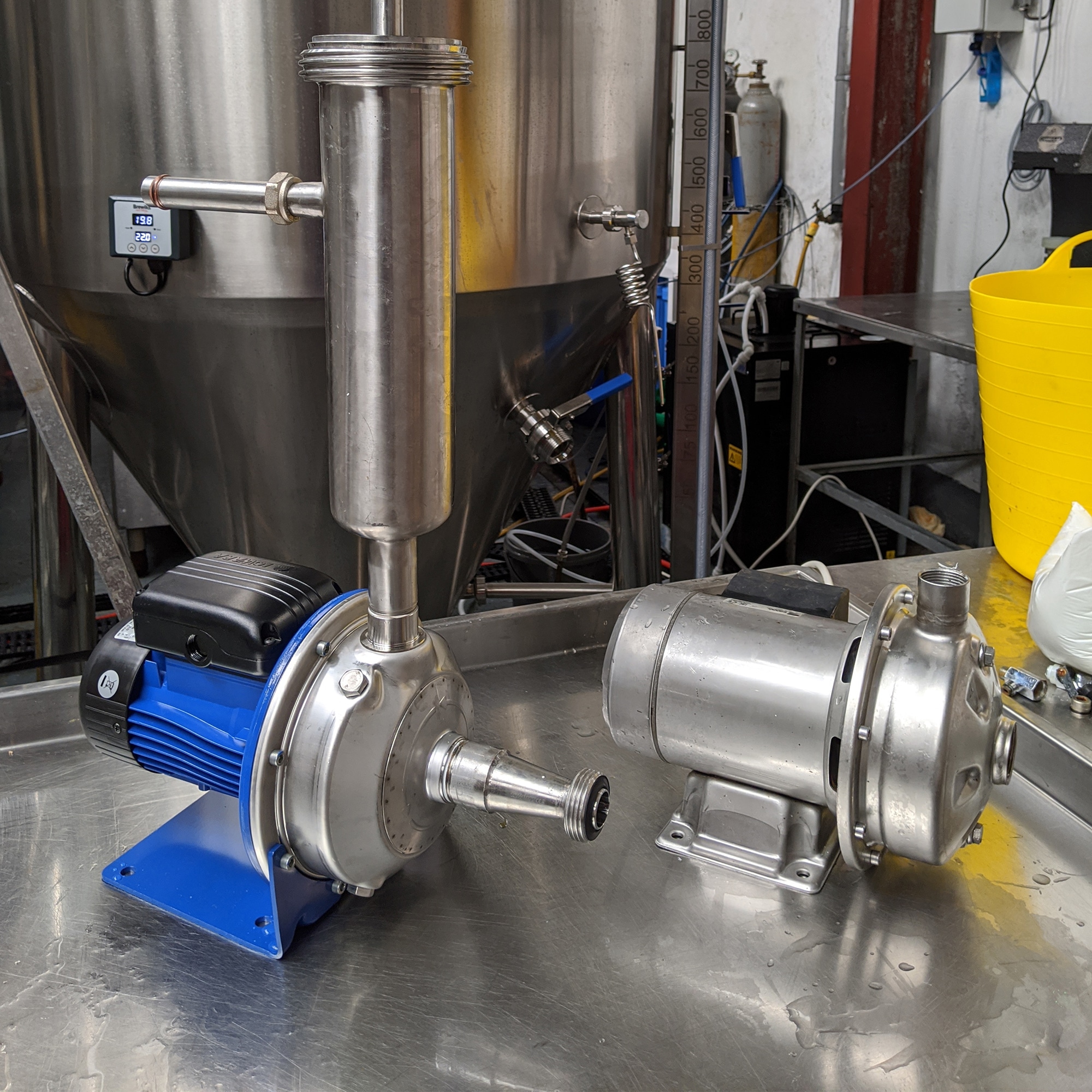 Brewery Pumps Case Study 23B Hot Wort Transfer Pump Brewing
